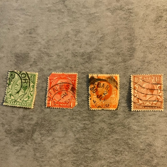 Other | Rare Great Britain 1924 King George V Stamp | Poshmark